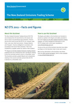 NZ ETS 2011: Facts and figures | Ministry for the Environment