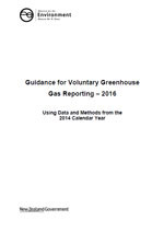 Guidance for voluntary greenhouse gas reporting - 2016: Data and ...