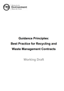Guidance principles: Best practice for recycling and waste management ...