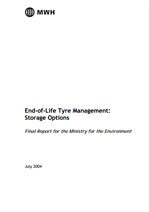End-of-life tyre management: Storage options | Ministry for the Environment