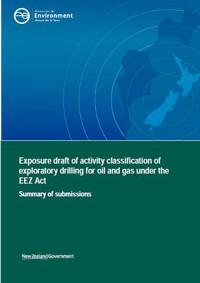 Exposure draft of activity classification of exploratory drilling for ...