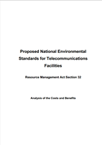 Proposed National Environmental Standards for Telecommunications ...