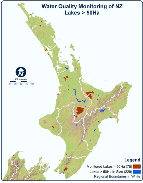 Snapshot of lake water quality in New Zealand | Ministry for the ...