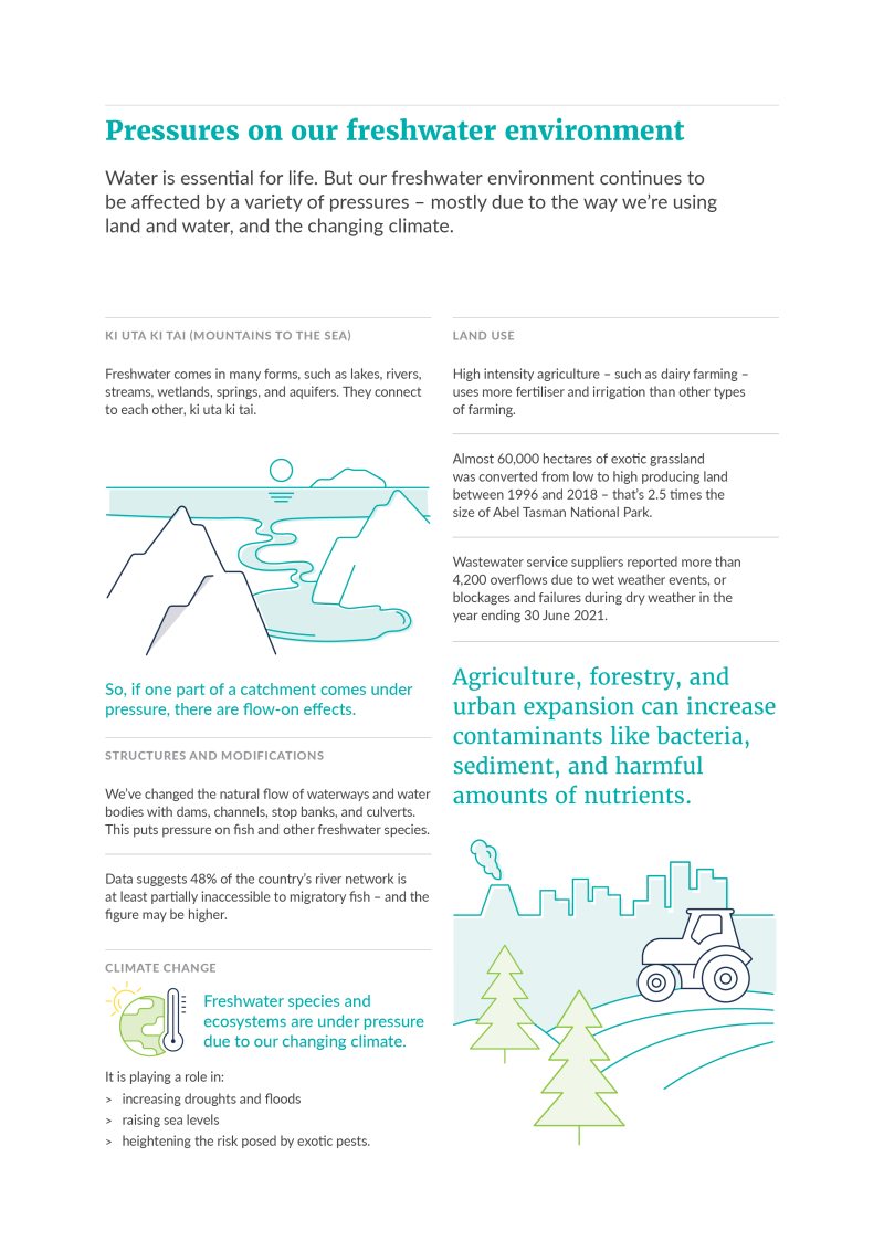 Our freshwater 2023 | Ministry for the Environment