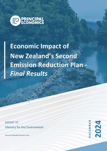Economic impact of New Zealand's second emissions reduction plan: Final ...