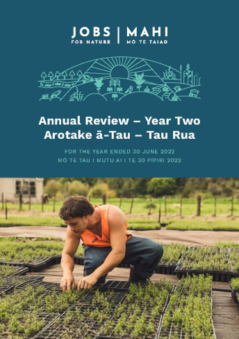 Jobs for Nature Annual Review – Year Two | Ministry for the Environment