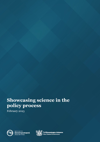 Showcasing science in the policy process | Ministry for the Environment