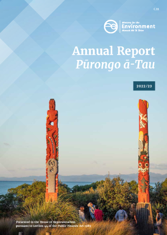 Ministry for the Environment Annual Report 2022/23 | Ministry for the ...