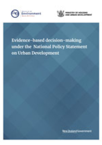 Evidence-based decision-making under the National Policy Statement on ...