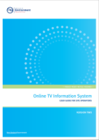 Online TV Information System: User guide for site operators | Ministry ...