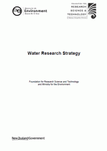 Water Research Strategy | Ministry for the Environment