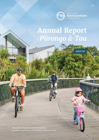 Ministry for the Environment Annual Report 2023/24 | Ministry for the ...