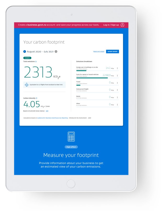 Carbon calculator added to the Climate action toolbox | Ministry for ...